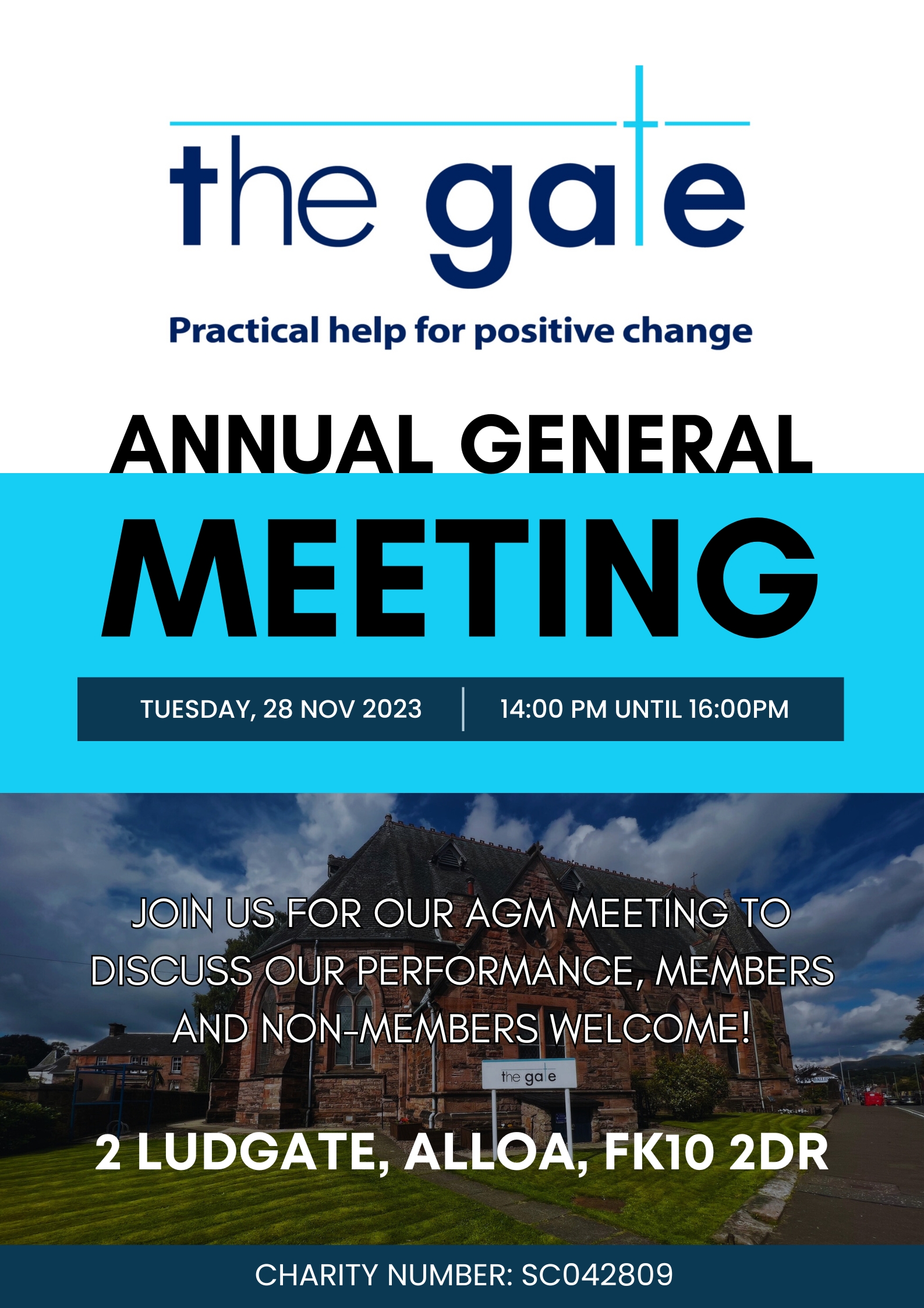 Annual General Meeting – November 28th at 2pm