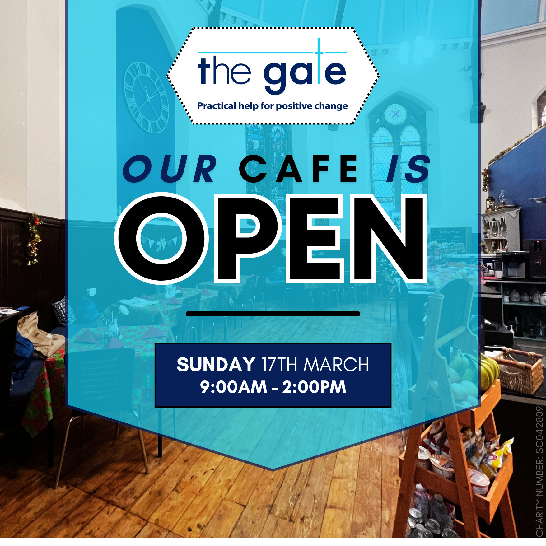 Cafe Open For ALLOA HALF MARATHON (Sunday 17th of March 9am-2pm)